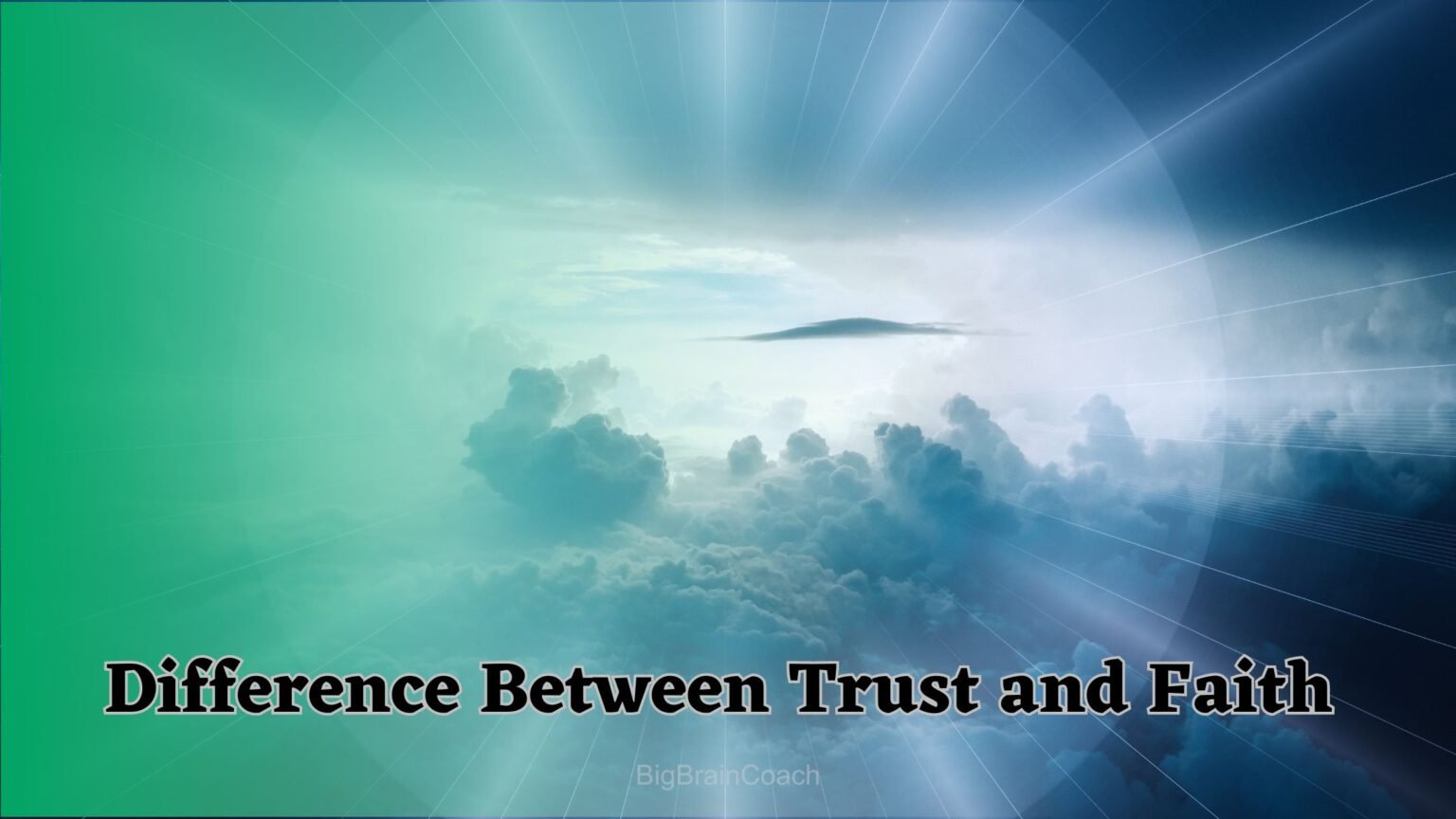 What Is The Difference Between Trust And Faith In God